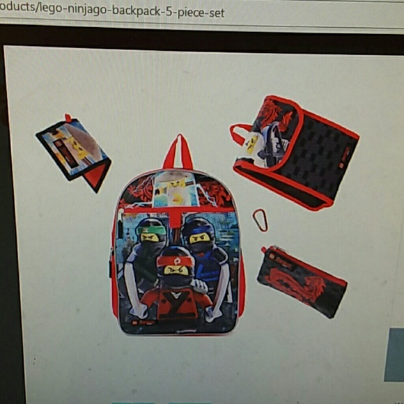 Lego | Other | Ninjago 5 Piece Backpack Set | Poshmark
